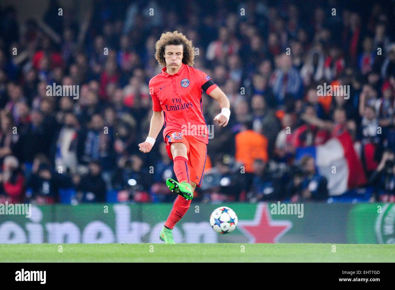 David LUIZ - 11.03.2015 - Chelsea/Paris Saint Germain - 1/8Finale ...