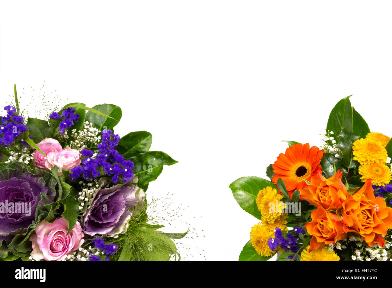 Two flower bouquets Stock Photo - Alamy