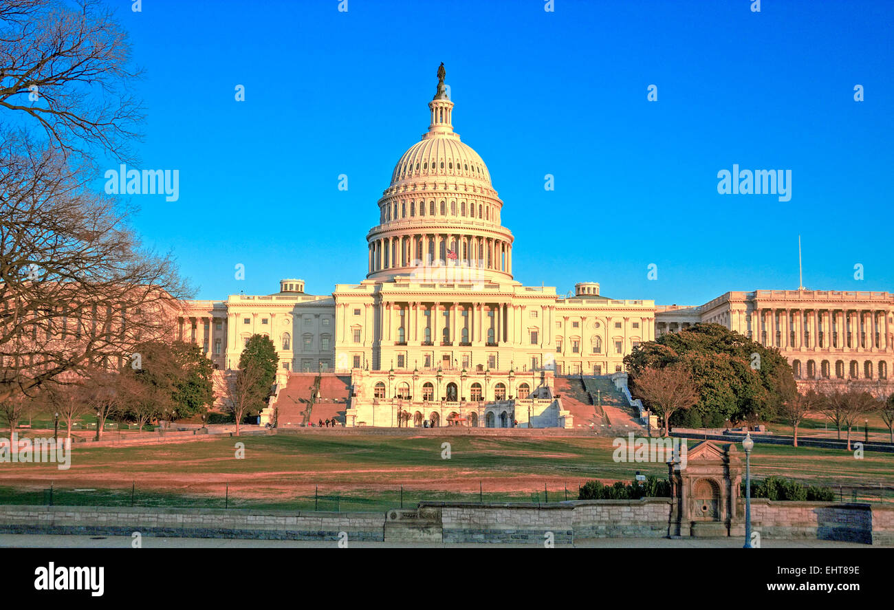 Capitol Building before sunset, Washington DC, USA Stock Photo - Alamy