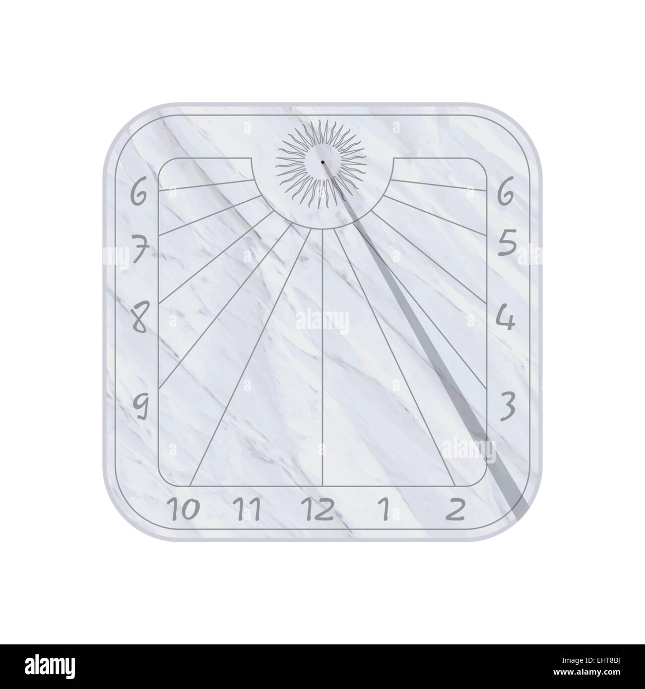 Ancient sun dial Cut Out Stock Images & Pictures - Alamy