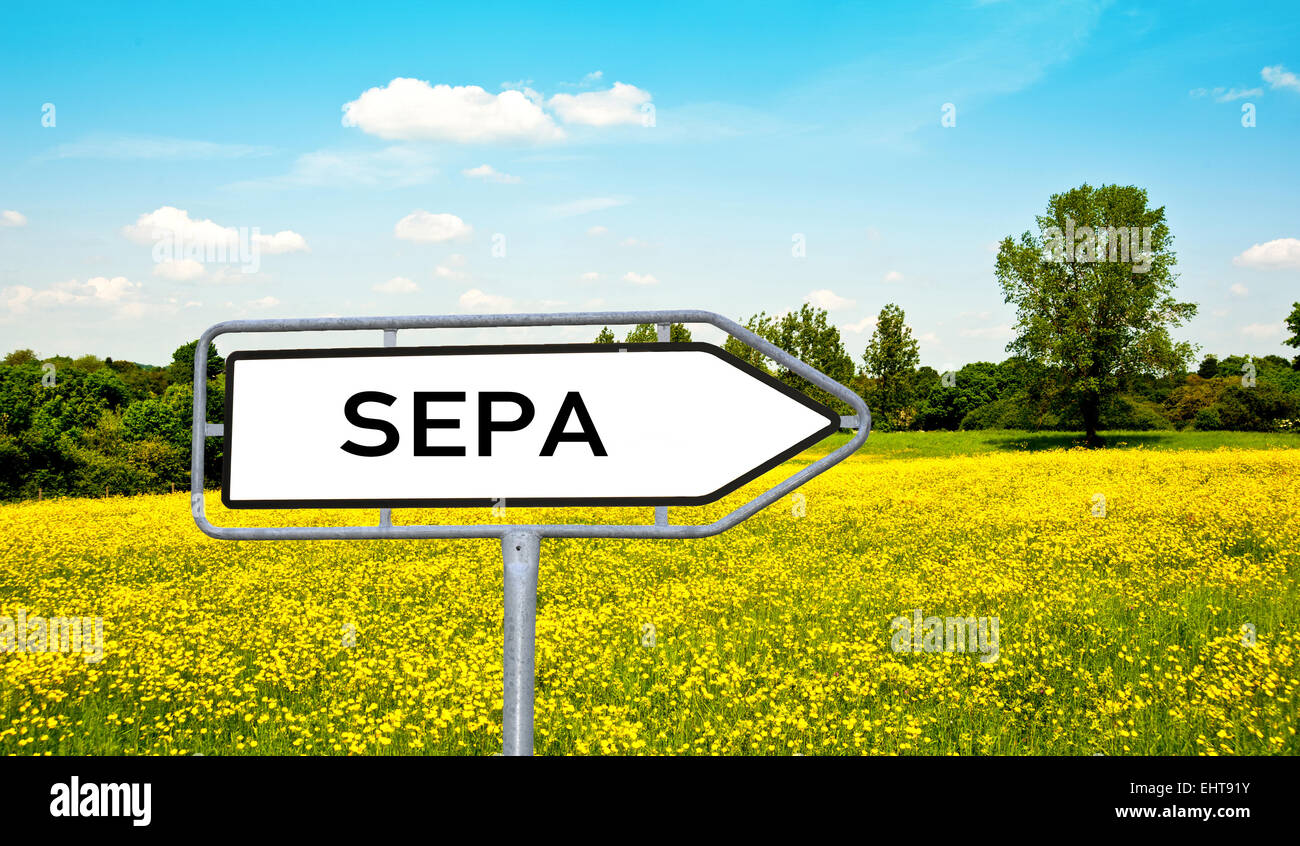SEPA Single Euro Payments Area Stock Photo - Alamy