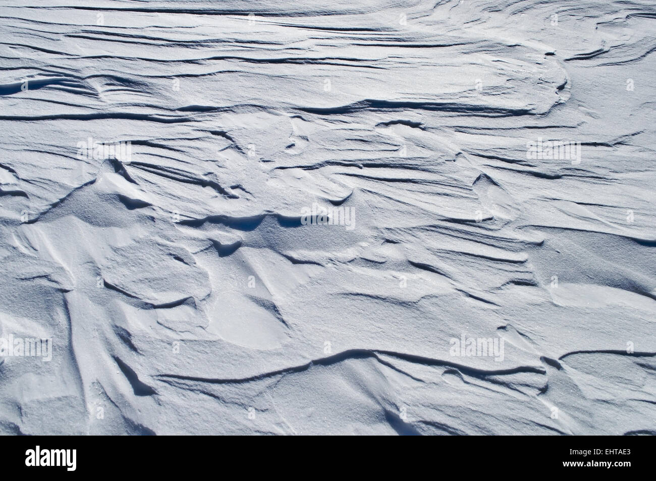 Weathered snow surface Stock Photo - Alamy