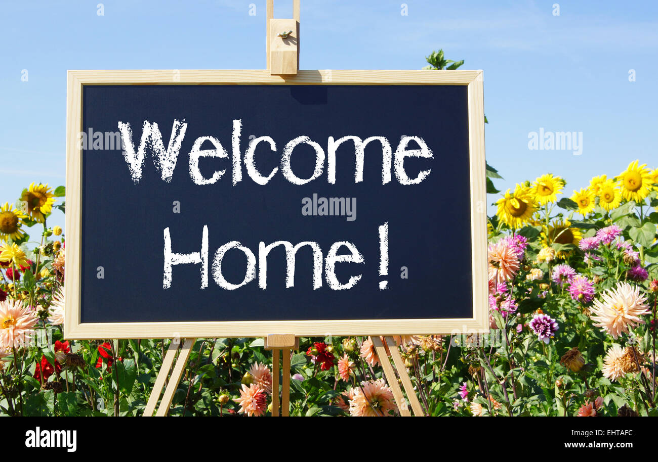 Welcome Home ! Stock Photo - Alamy