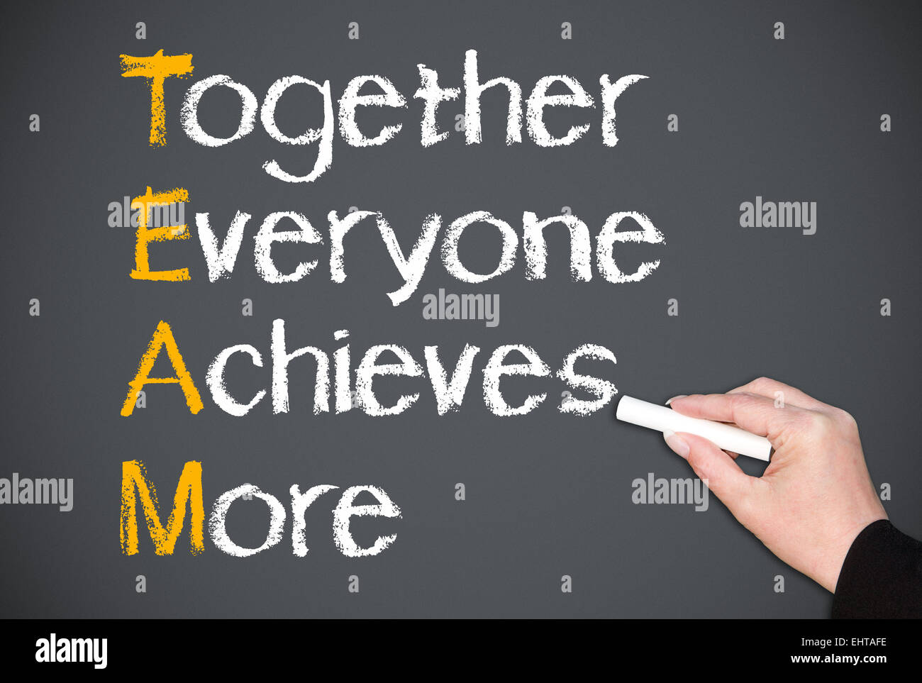 Together everyone achieves more hi-res stock photography and images - Alamy