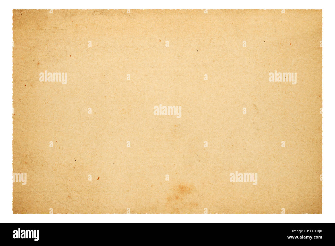 Old blank paper isolated on white background Stock Photo - Alamy