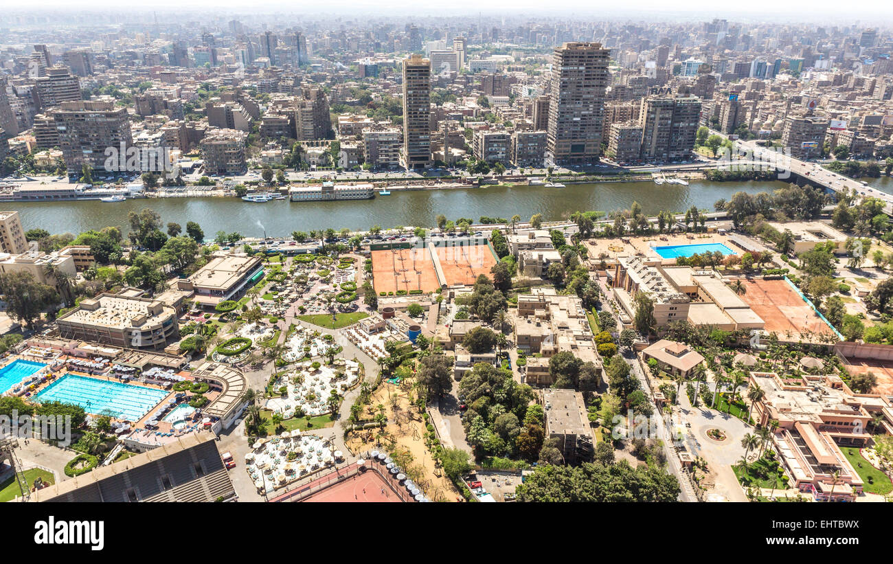 Aerial view of Cairo Stock Photo - Alamy