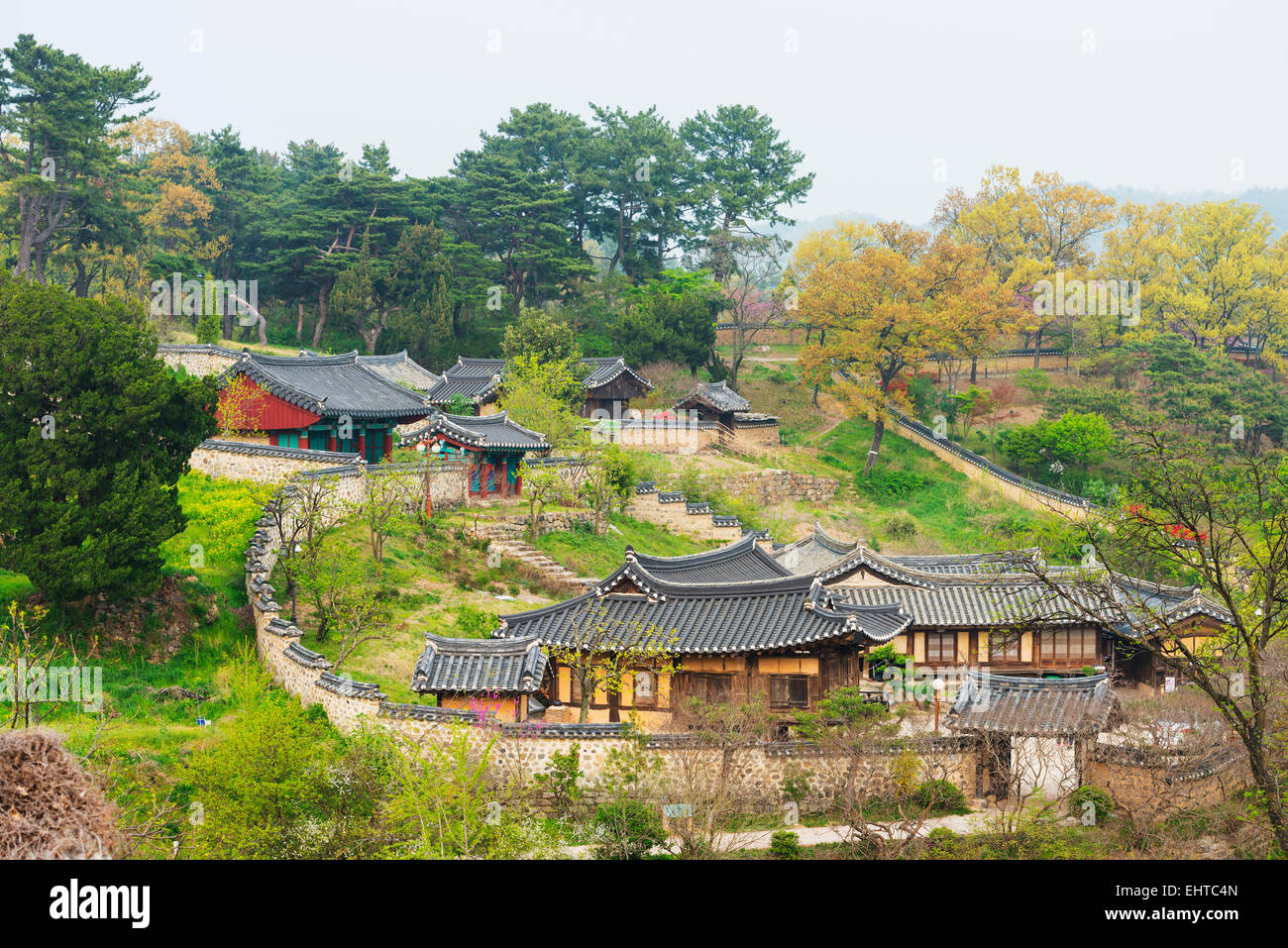 Asia, Republic of Korea, South Korea, Gyeongsangbuk-do, Yangdong folk ...