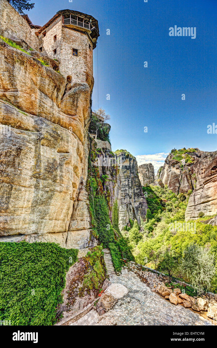 Monastery complex in thessaly hi-res stock photography and images - Alamy