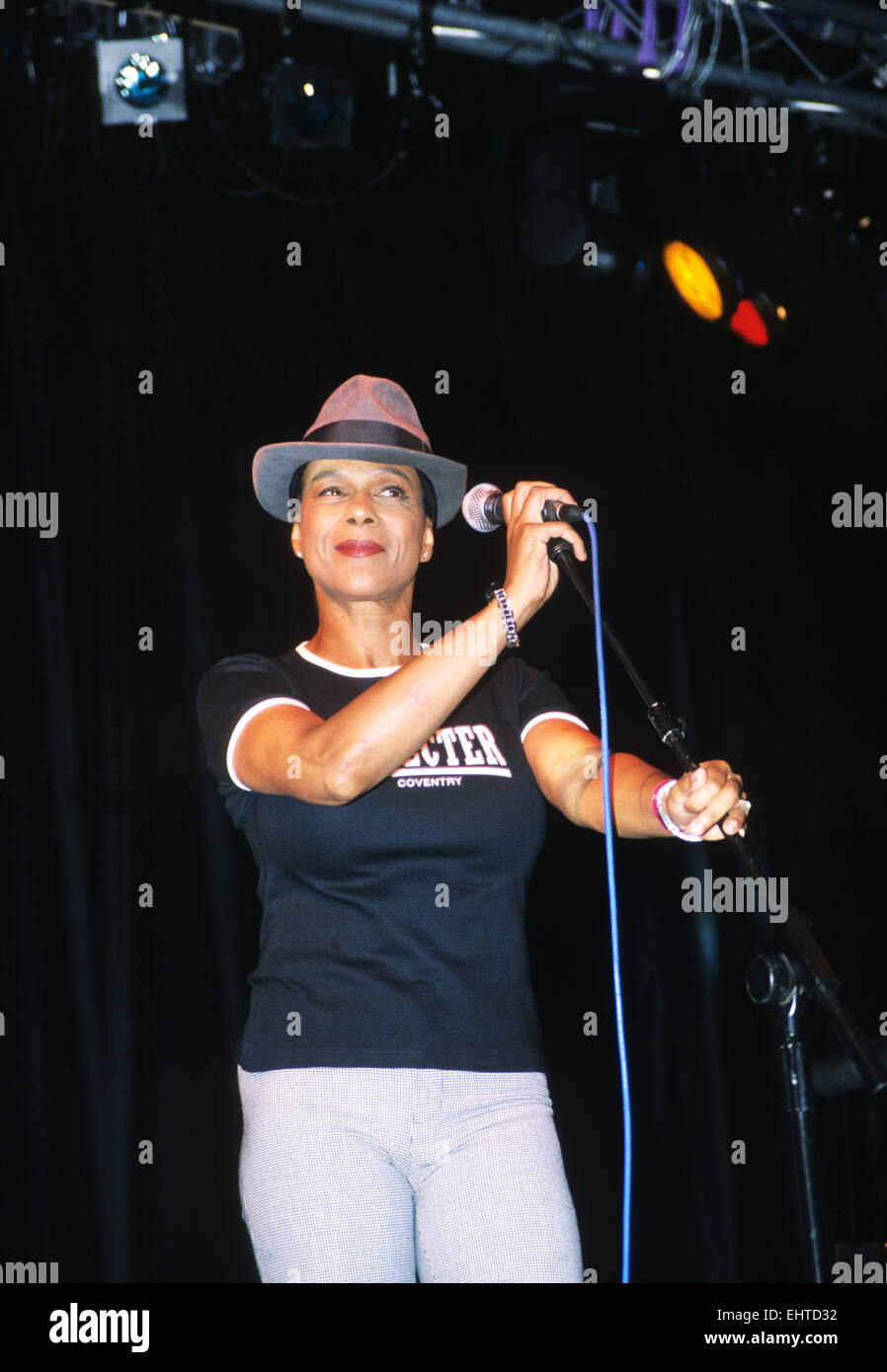 Pauline Black playing an open air concert with her two-band The ...