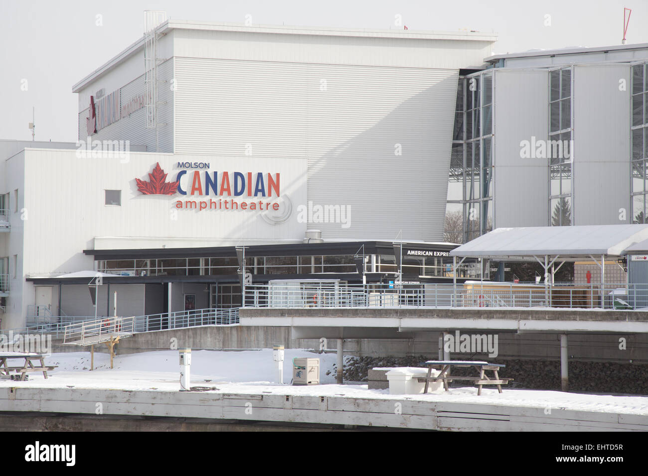 TORONTO - FEBRUARY 26,2015: Molson Canadian Amphitheatre is a semi ...