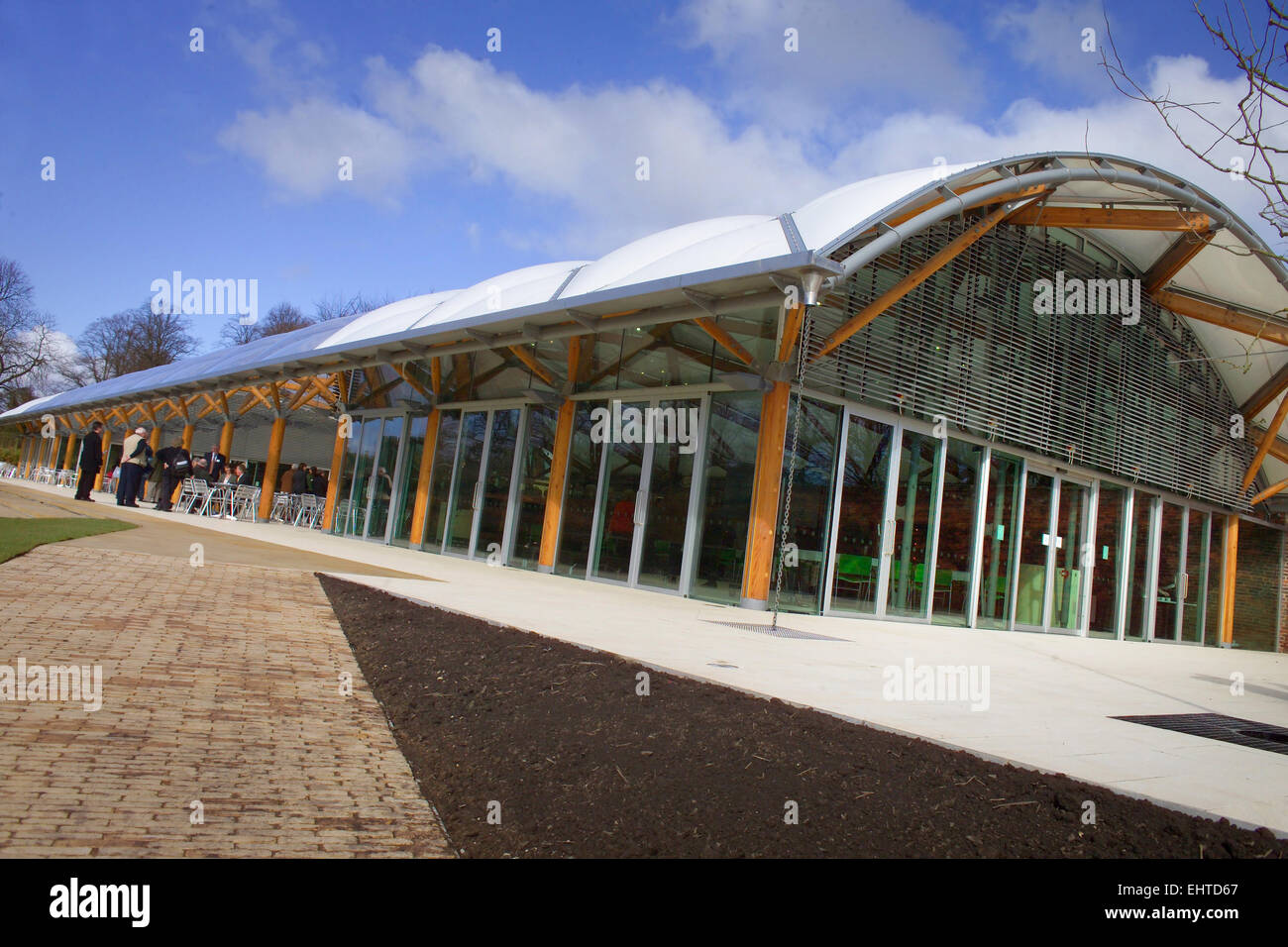 The pavilion, Alnwick Garden Stock Photo - Alamy