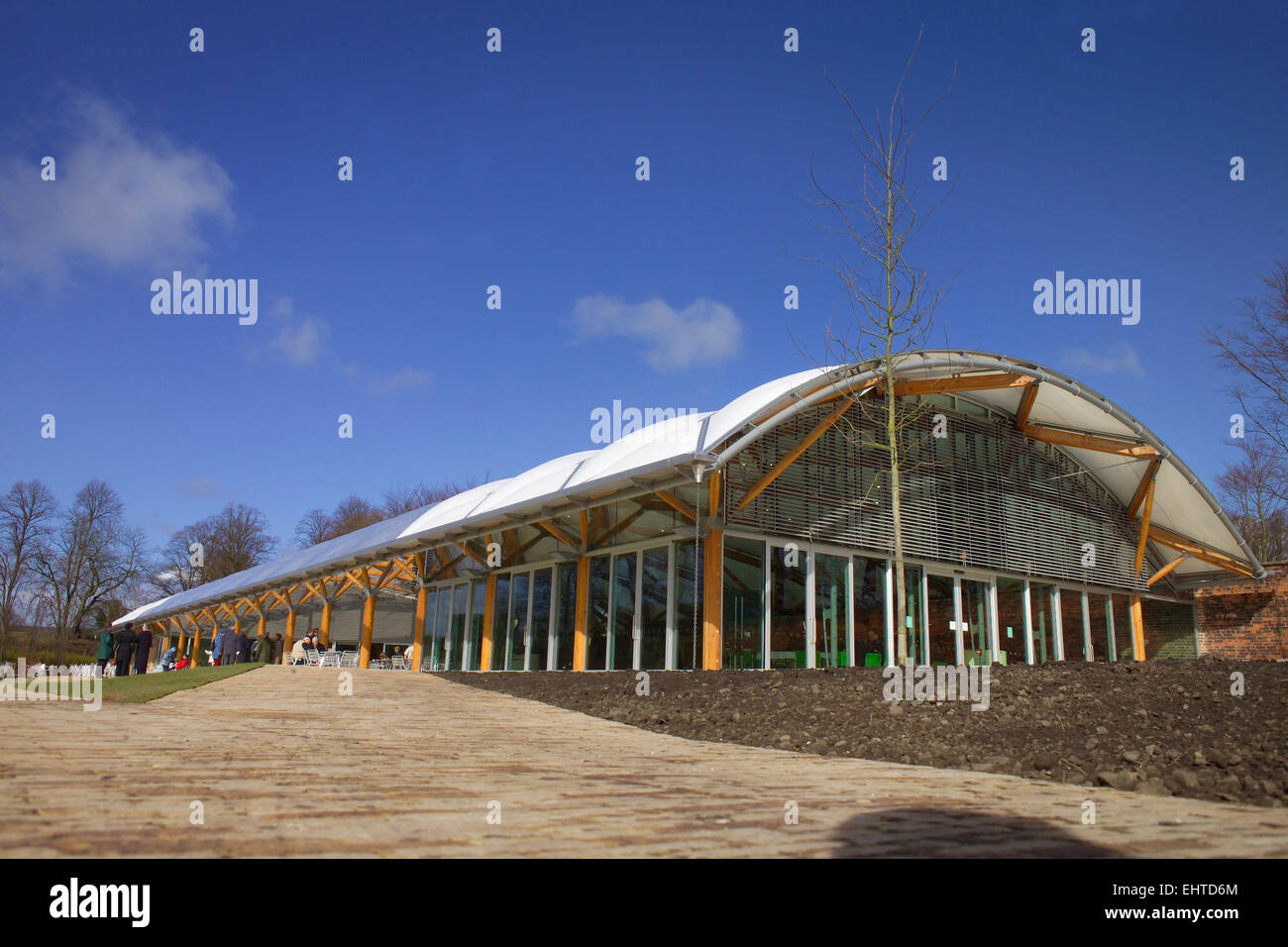 The pavilion, Alnwick Garden Stock Photo - Alamy