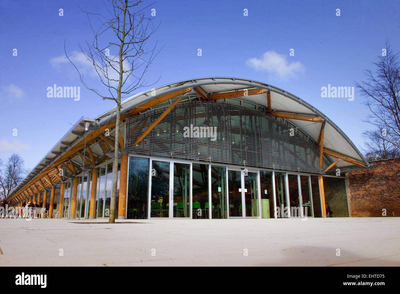 The pavilion, Alnwick Garden Stock Photo - Alamy