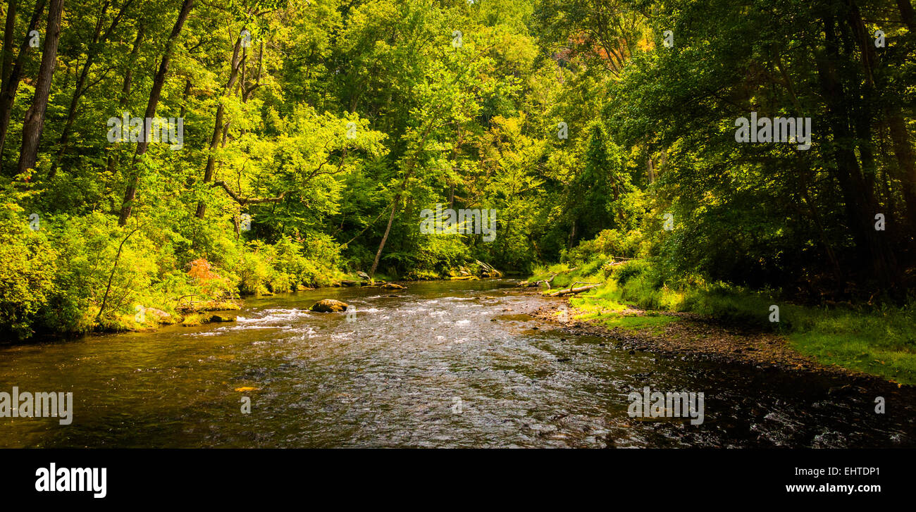 Beautiful stream scene along Gunpowder Falls in Baltimore County ...