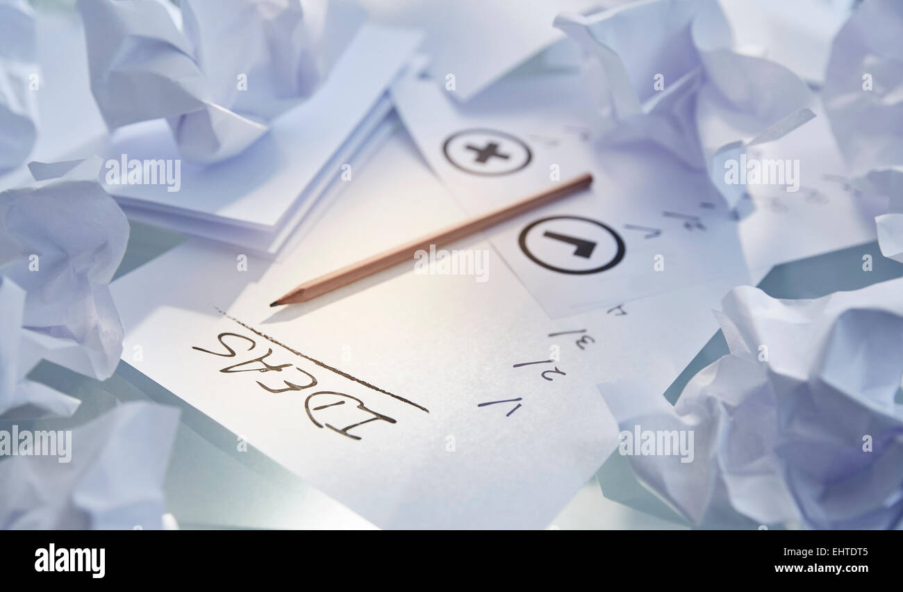 Note ideas hi-res stock photography and images - Alamy