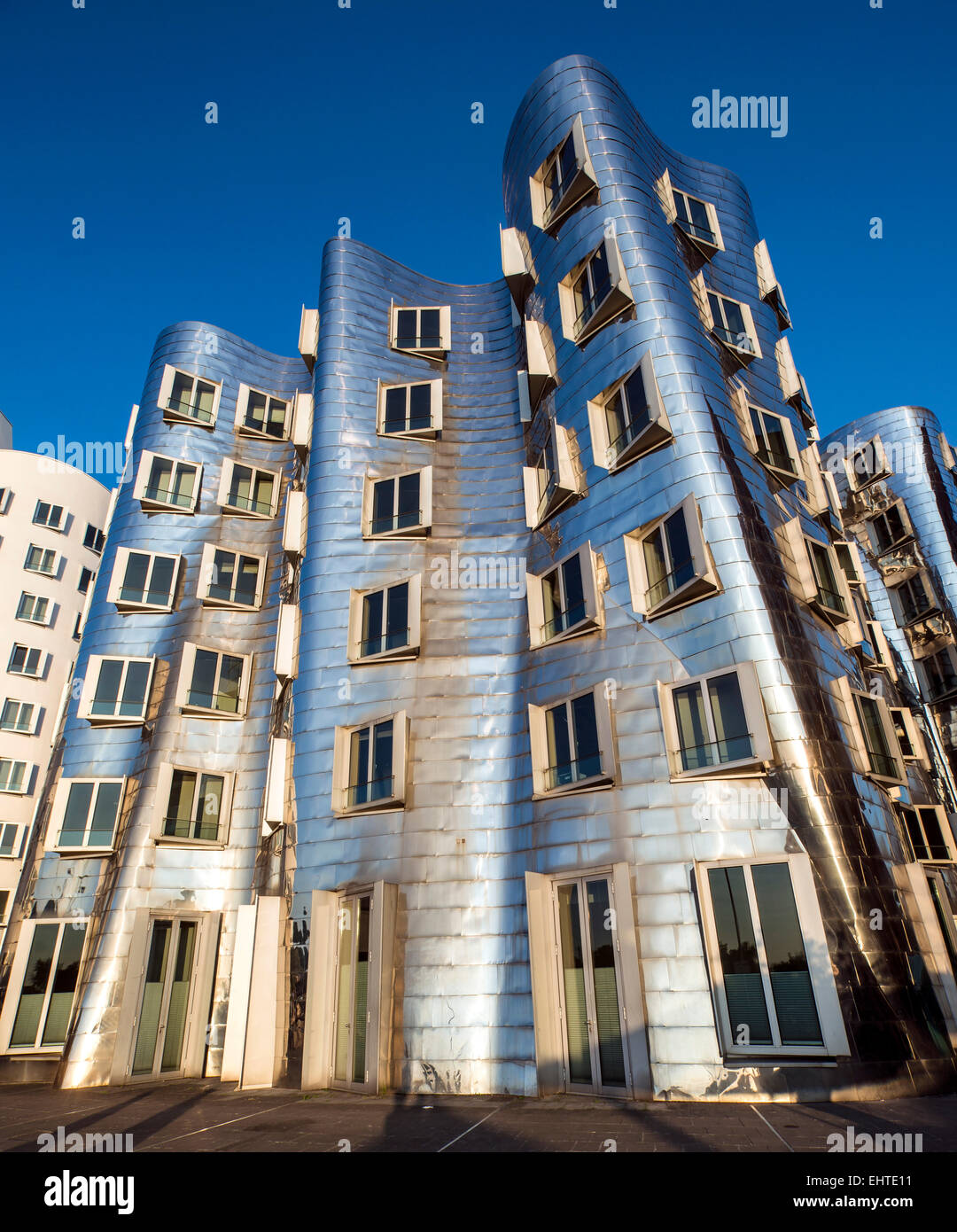 Gehry buildings in the media port of dusseldorf, north rhine-westphalia ...