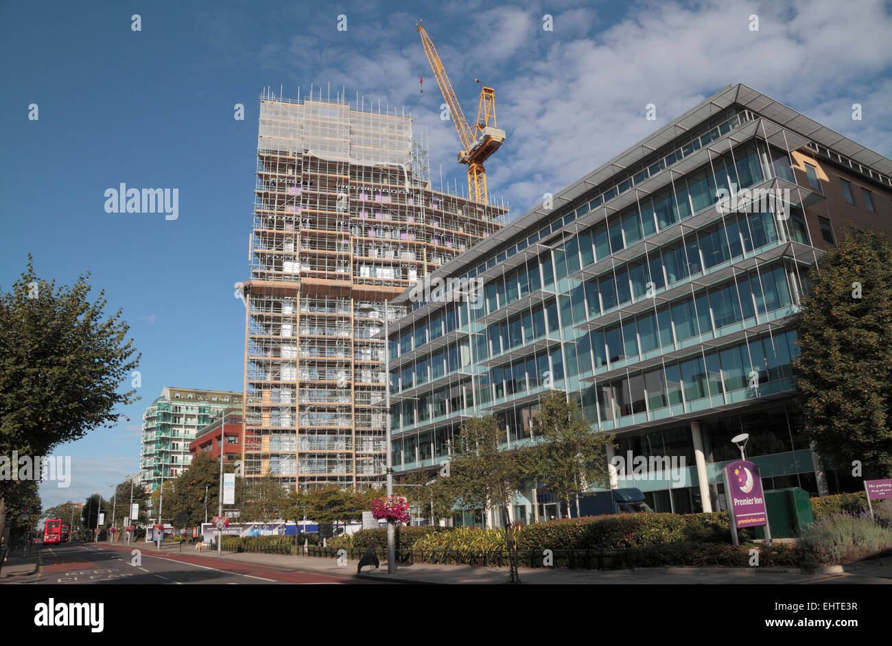 Redevelopment of an old office block into new residential flats ...