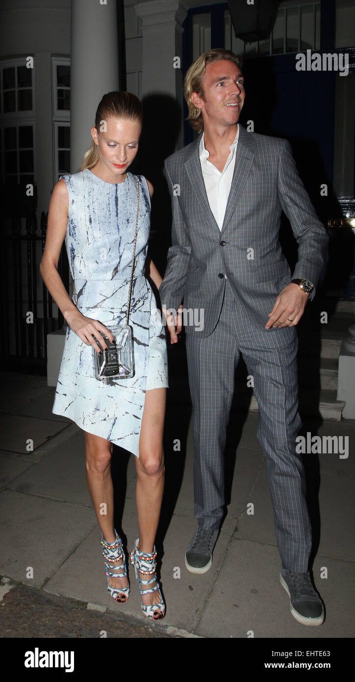 Poppy Delevingne and her husband James Cook spotted leaving their home ...