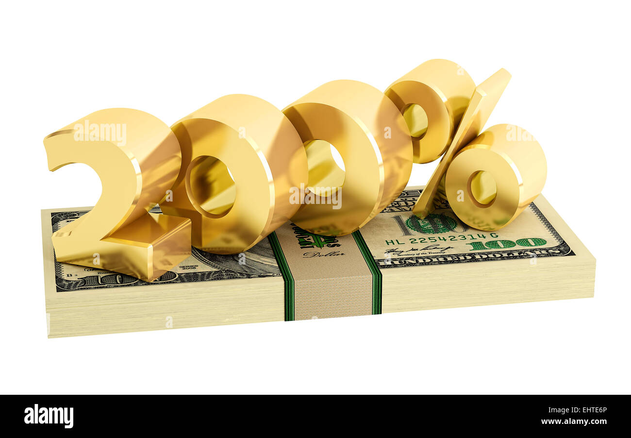 Interest rate on savings Cut Out Stock Images & Pictures - Alamy