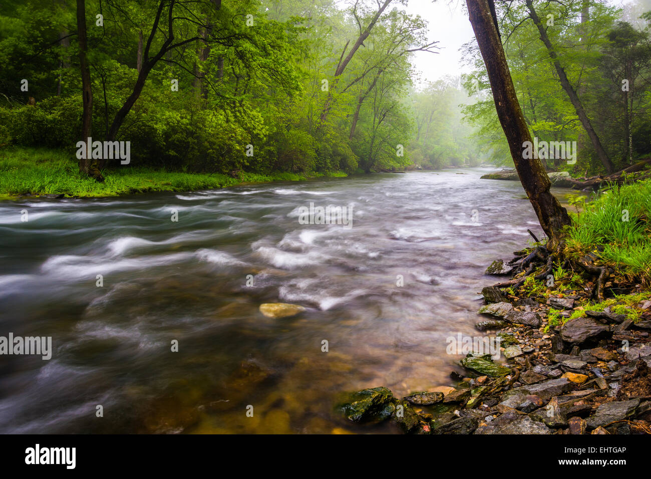 Cascades on the Gunpowder River near Prettyboy Reservoir in Baltimore ...
