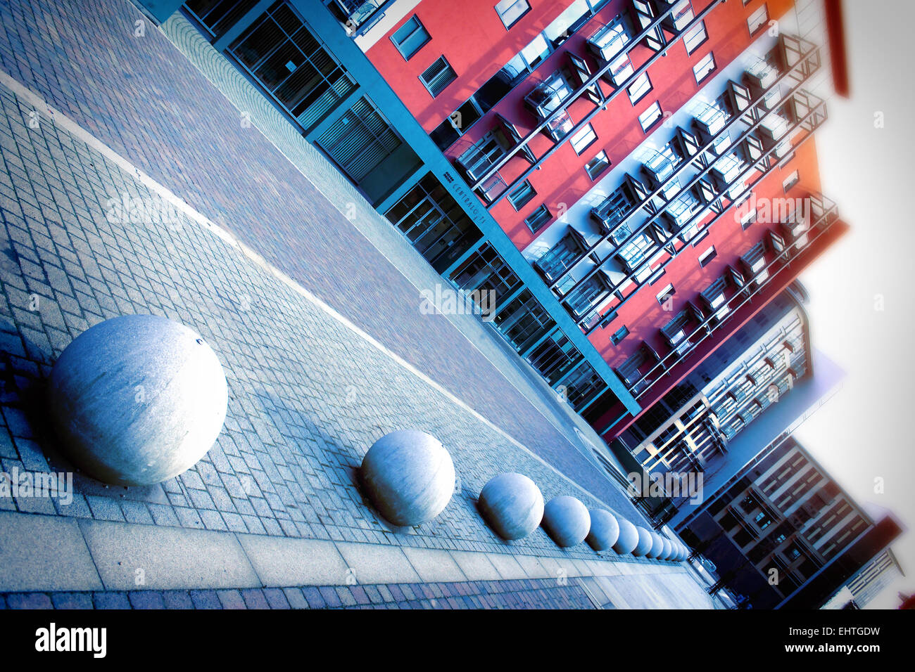 Waterloo flats, Temple Street, Newcastle Stock Photo - Alamy