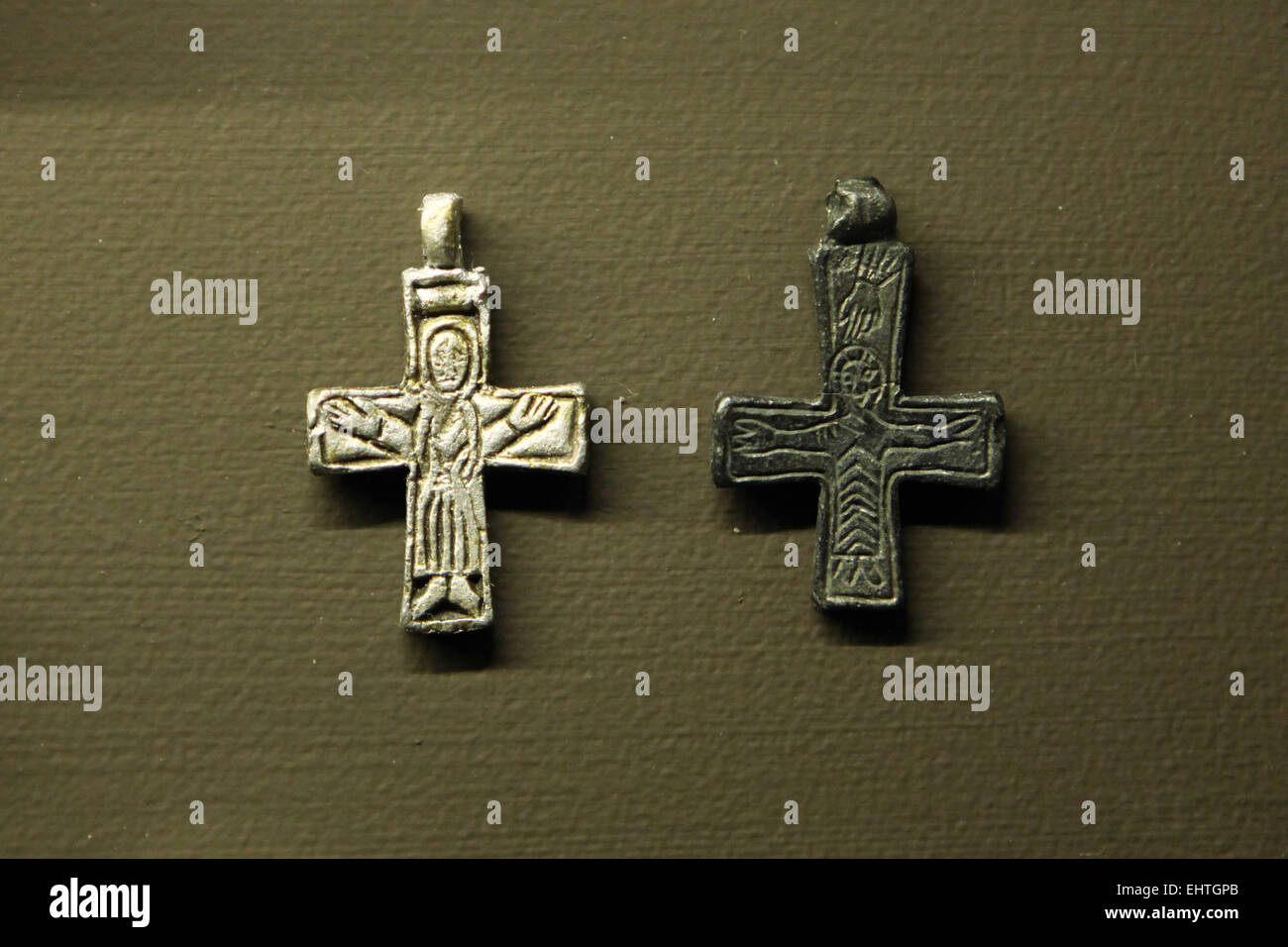 Silver crucifix orthodox hi-res stock photography and images - Alamy