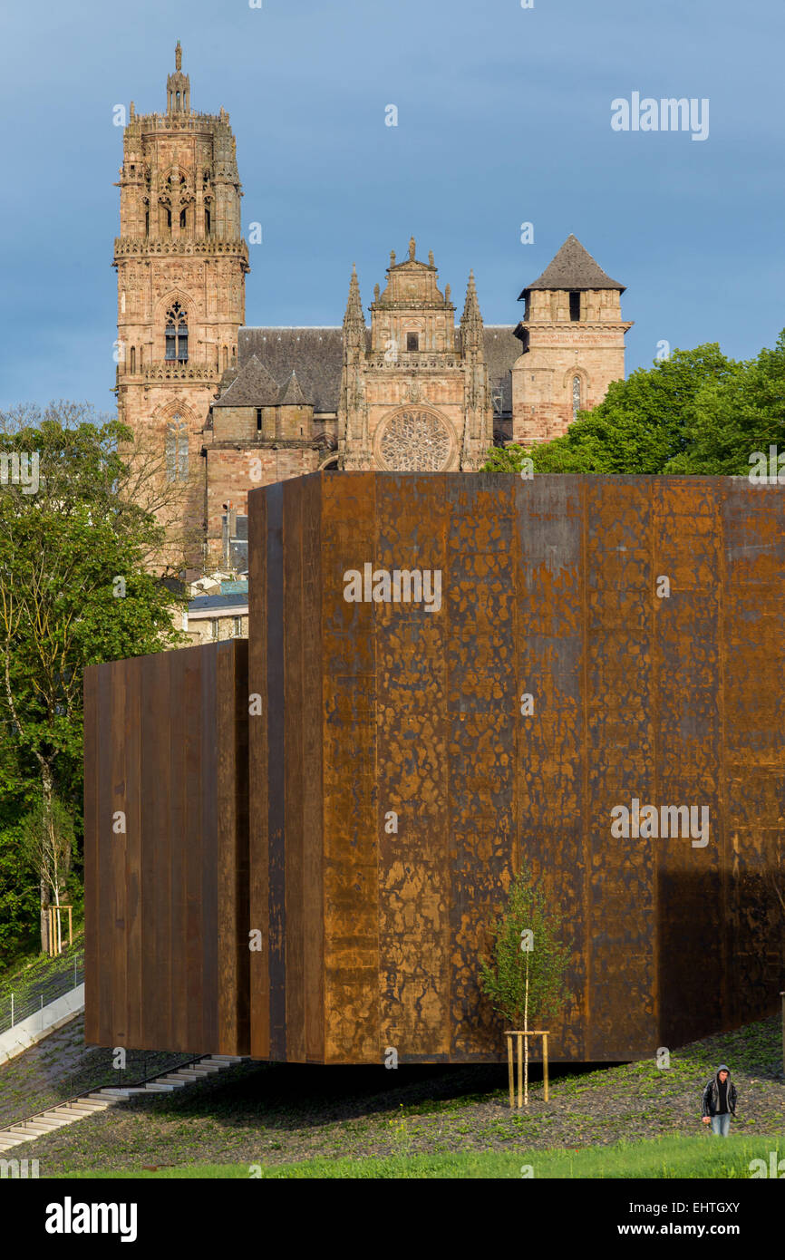 SOULAGES MUSEUM, RODEZ, (12) AVEYRON, MIDI-PYRENEES, FRANCE Stock Photo ...