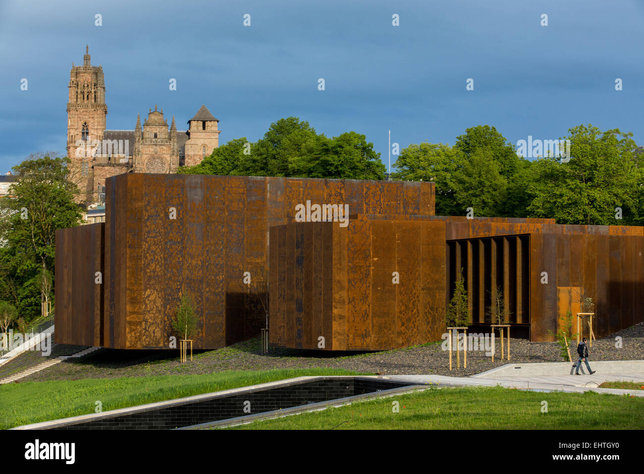 SOULAGES MUSEUM, RODEZ, (12) AVEYRON, MIDI-PYRENEES, FRANCE Stock Photo ...