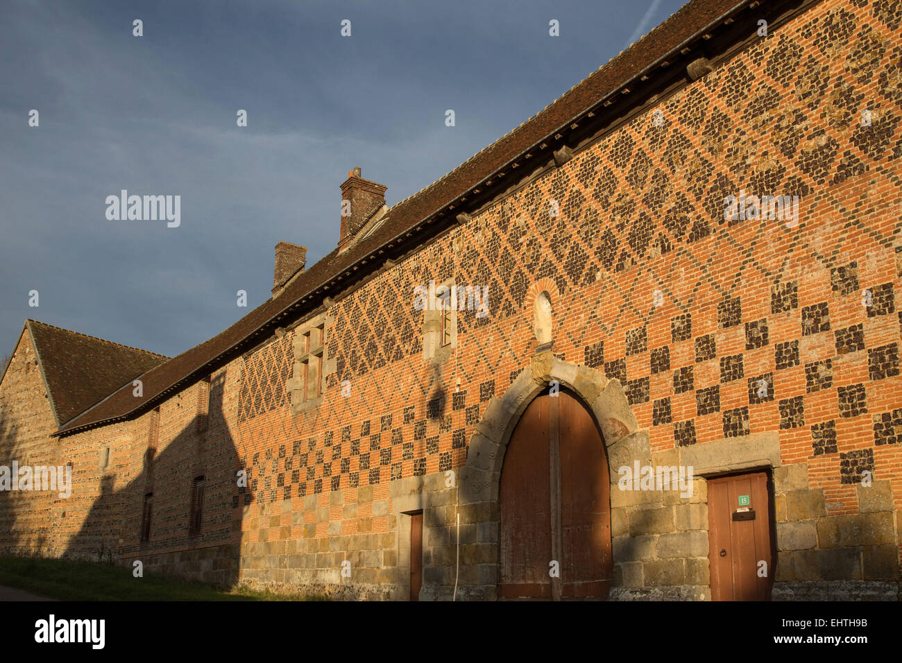 France normandy brick house europe hi-res stock photography and images ...
