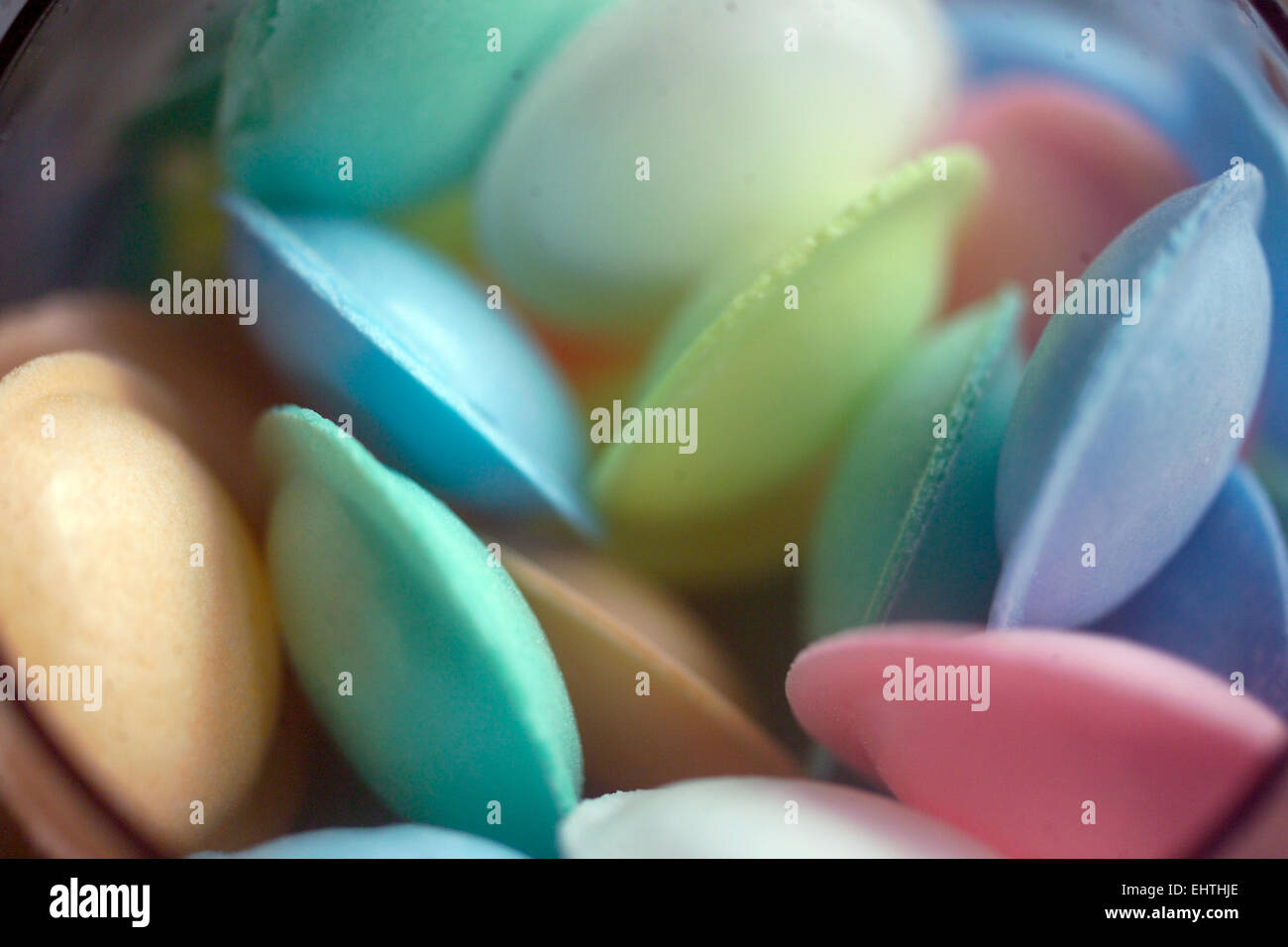 Retro flying saucer sweets Stock Photo - Alamy