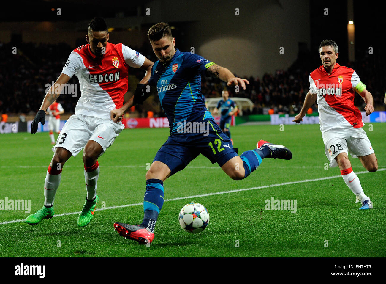 Monaco, France. 17th Mar, 2015. Champions League Football. AS Monaco ...