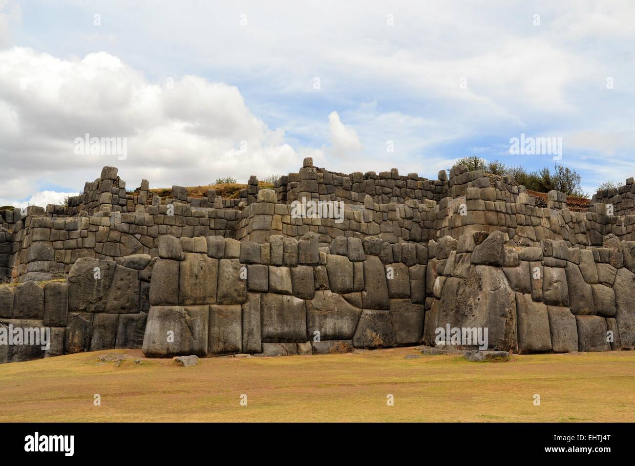 Ancient Inca fortress Saksaywaman, Cusco, Peru Stock Photo - Alamy