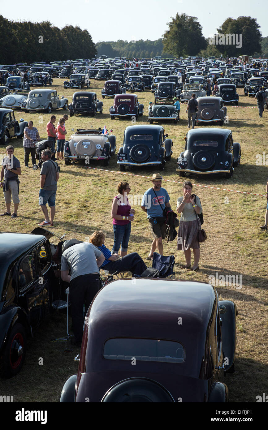 80 YEARS OF CITROEN'S FRONT-WHEEL DRIVE 'TRACTION AVANT', FRANCE Stock ...