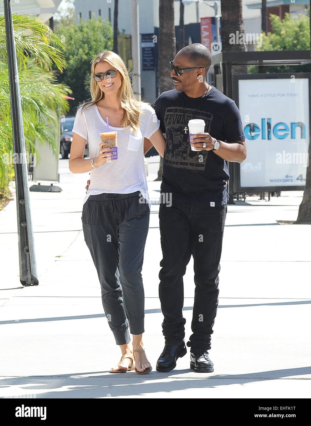 Eddie murphy girlfriend paige butcher hi-res stock photography and ...
