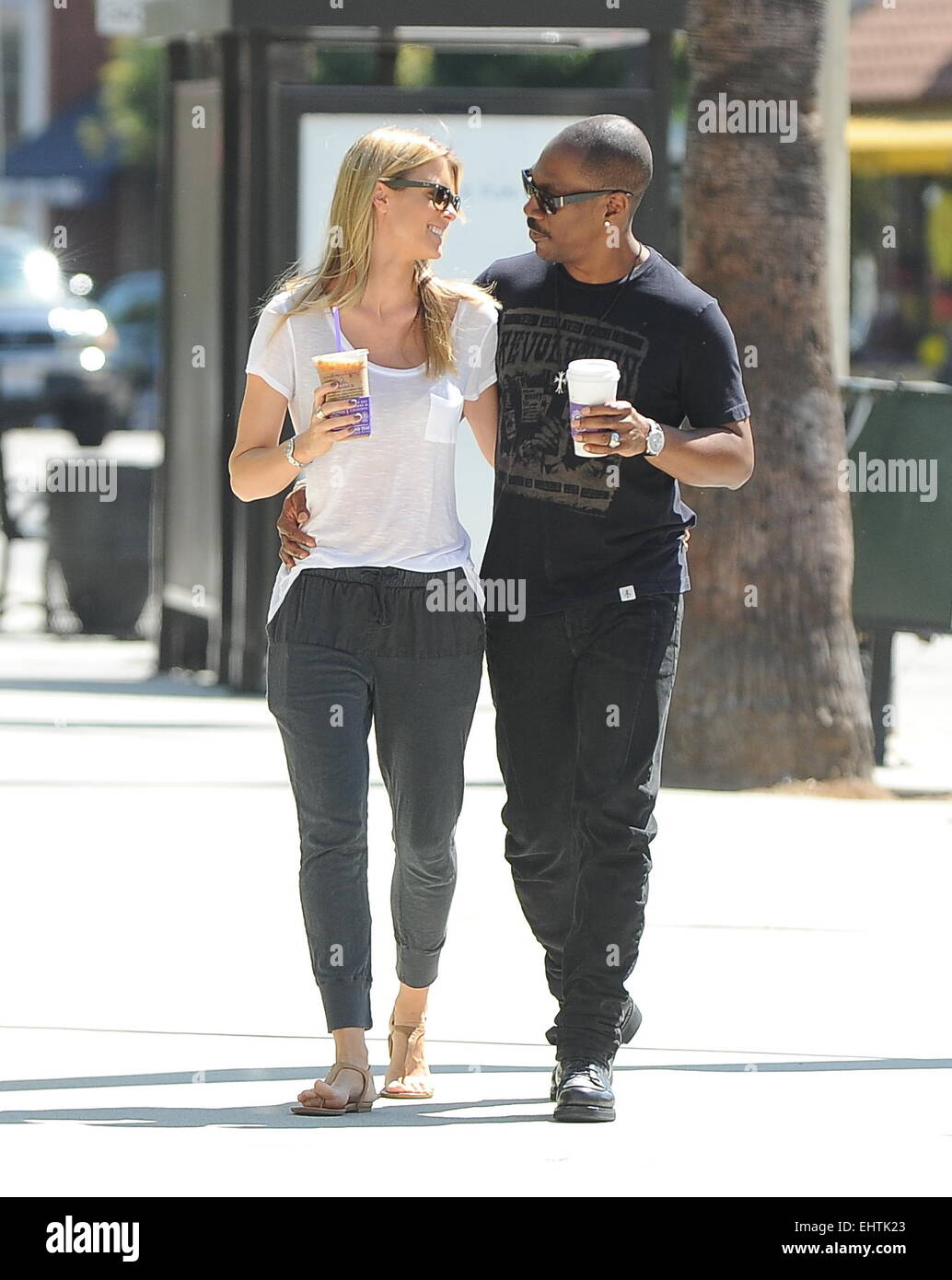 Eddie Murphy and his girlfriend Paige Butcher grab coffee while out ...