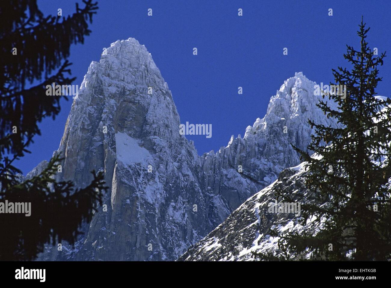 LES DRUS, MASSIF OF THE MONT-BLANC, FRANCE Stock Photo - Alamy