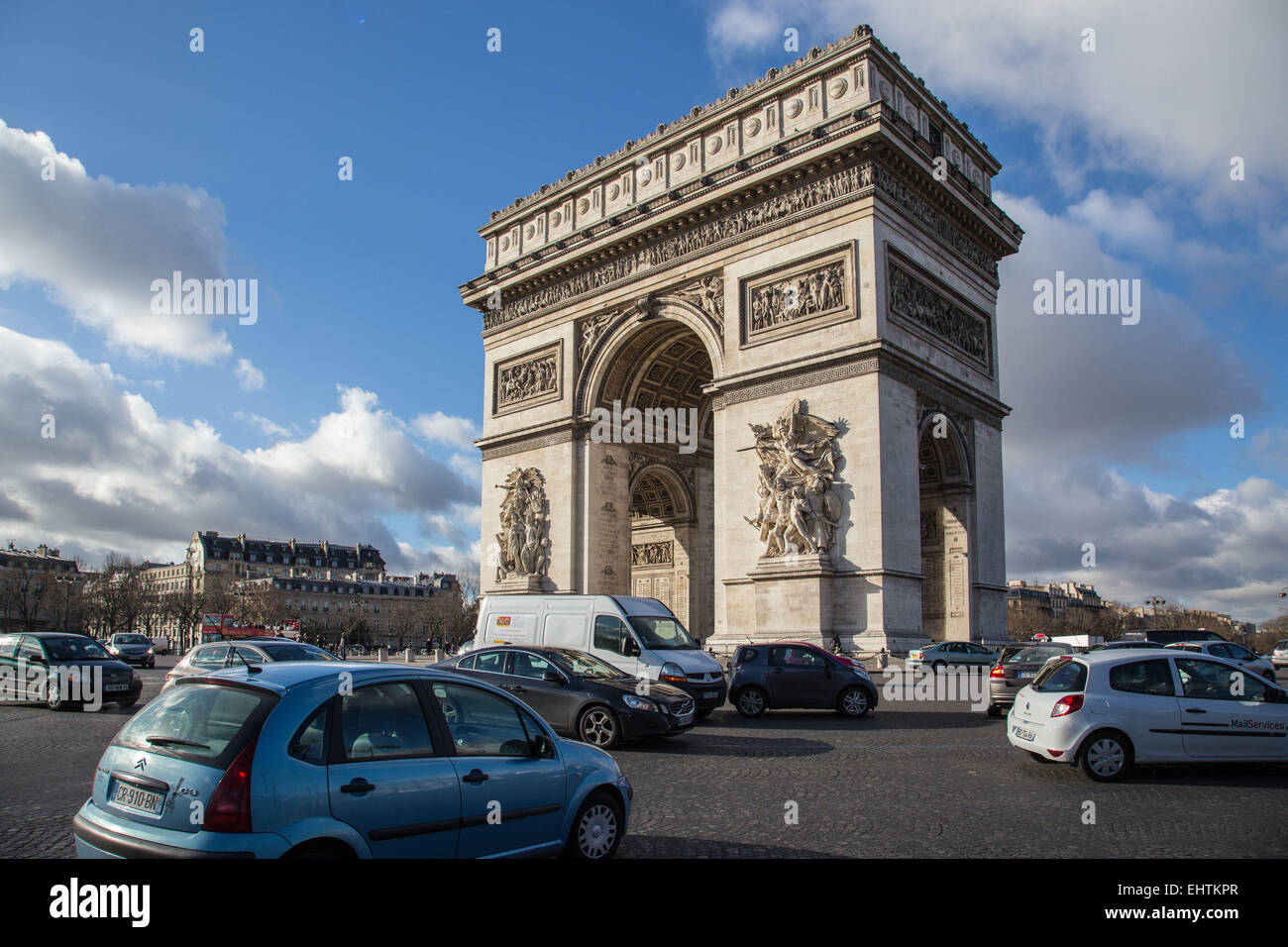 ILLUSTRATION OF THE CITY OF PARIS, (75) ILE-DE-FRANCE, FRANCE Stock ...