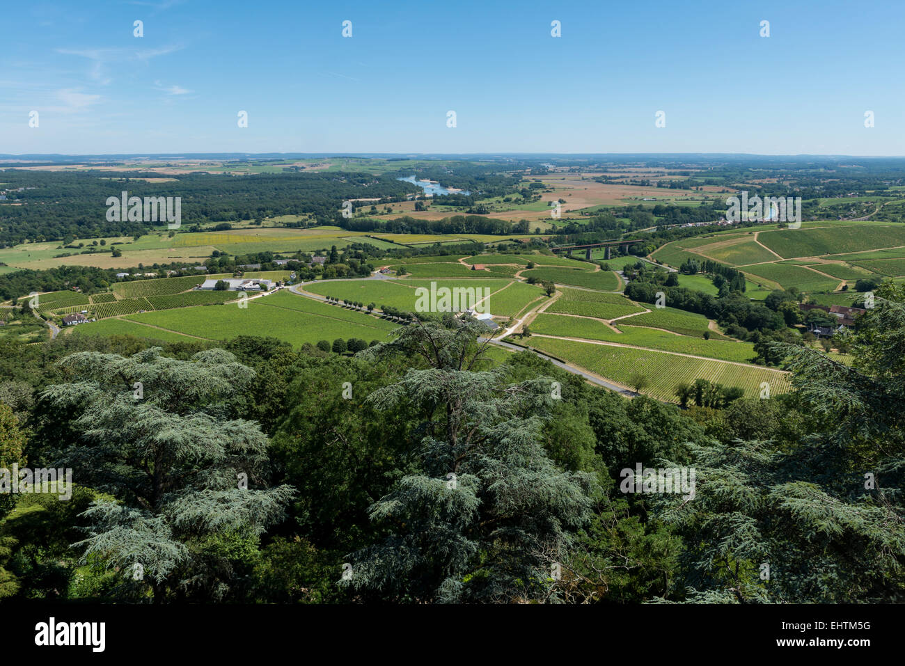 Sancerre town view vineyards hi-res stock photography and images - Alamy