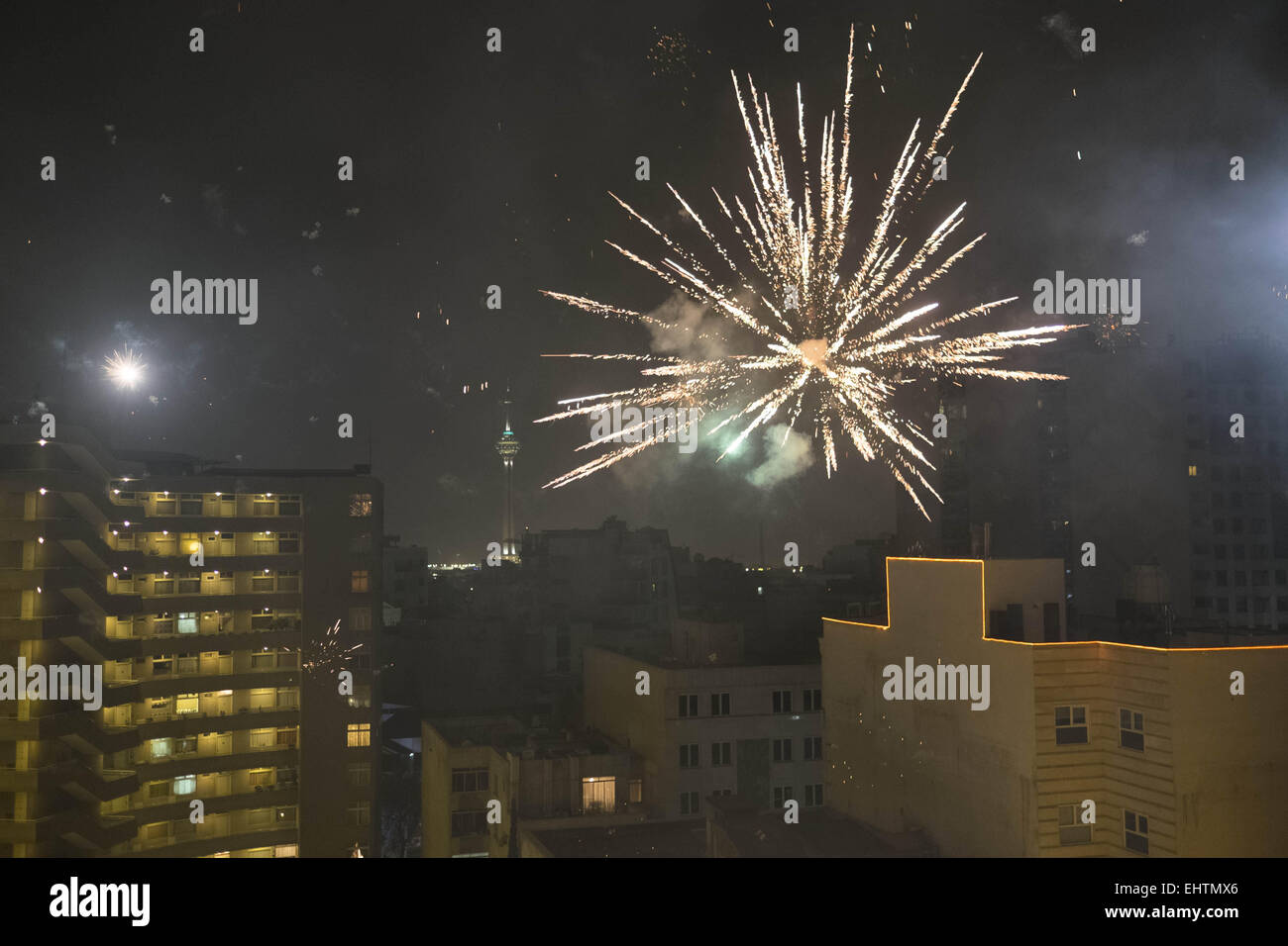 Tehran, Iran. 17th Mar, 2015. March 16, 2015 - Tehran, Iran - Fire ...