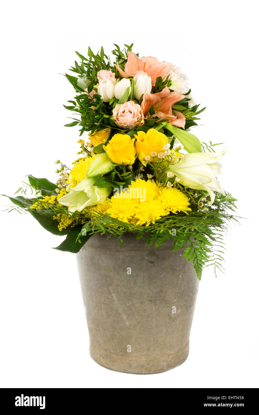 Flowers in a bucket hi-res stock photography and images - Alamy