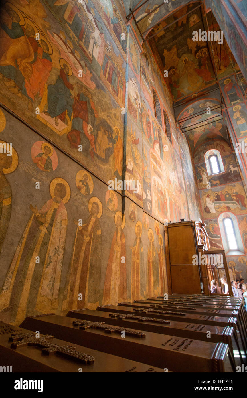 Russia moscow mural hi-res stock photography and images - Alamy