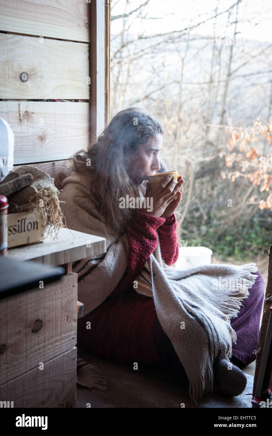 EXTREM LIFE, LORELEI, CABIN LIFE, CREUSE, FRANCE Stock Photo - Alamy