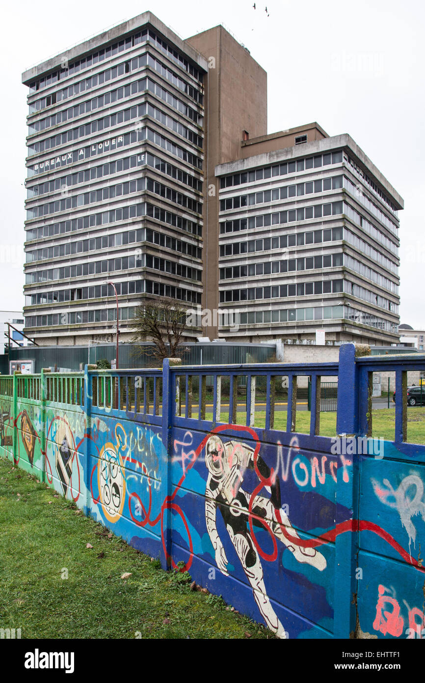ILLUSTRATION OF THE SUBURBS, SEINE-SAINT-DENIS (93), ILE-DE-FRANCE ...