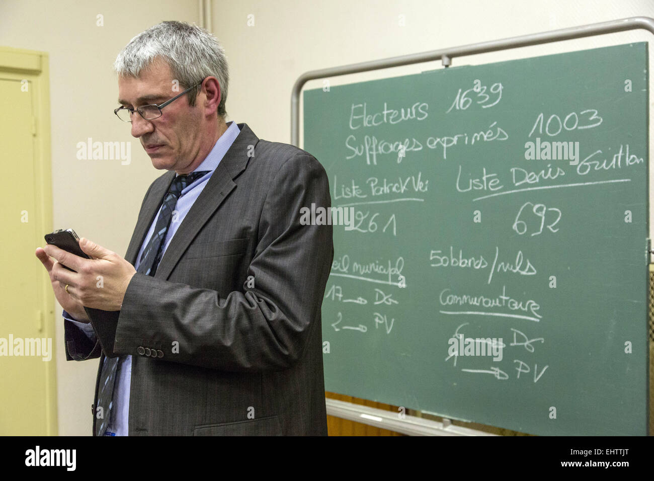 VOTING IN FRANCE - MUNICIPAL ELECTIONS Stock Photo - Alamy