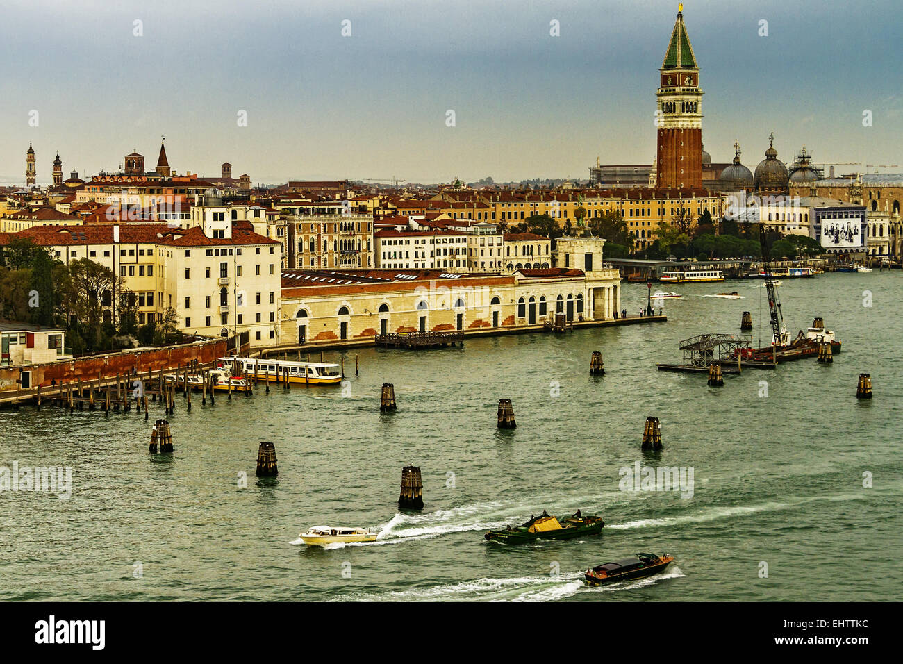 Venetian Waterfront Venice Italy Stock Photo - Alamy