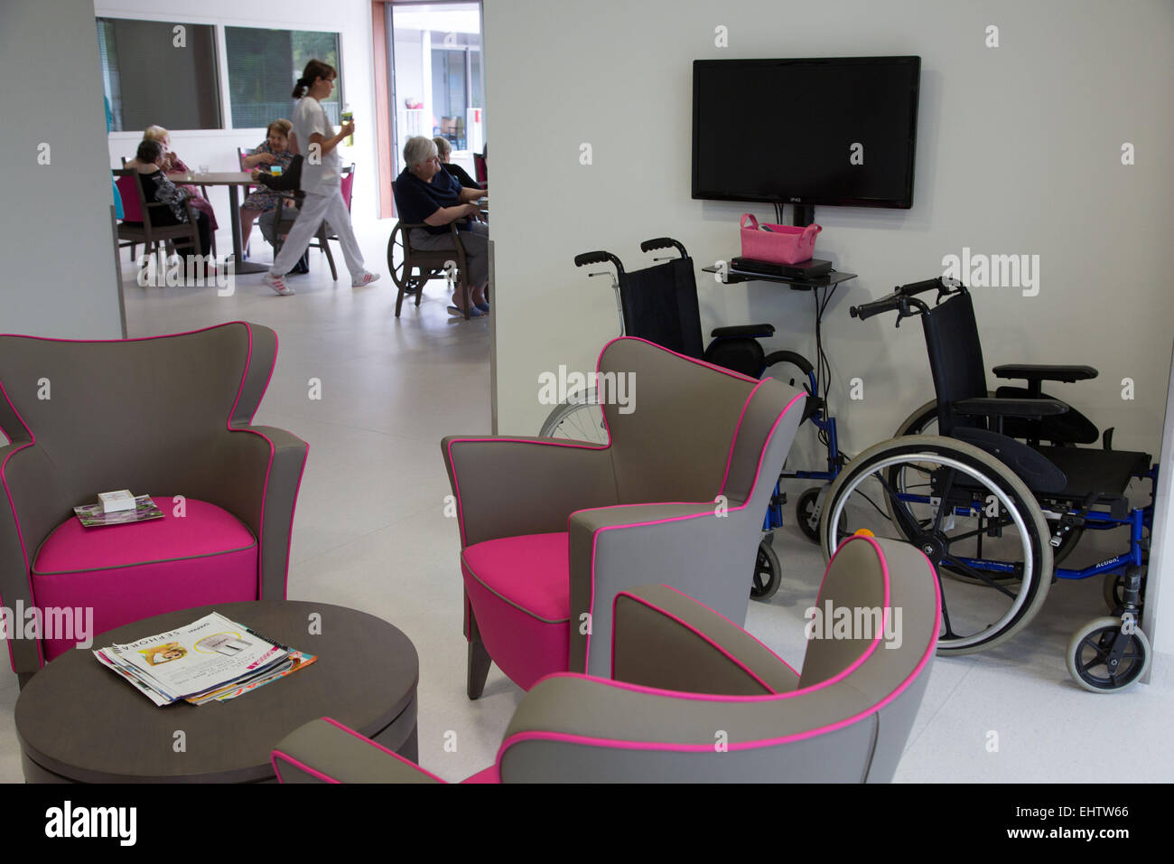 EHPAD, RETIREMENT HOME, FRANCE Stock Photo - Alamy