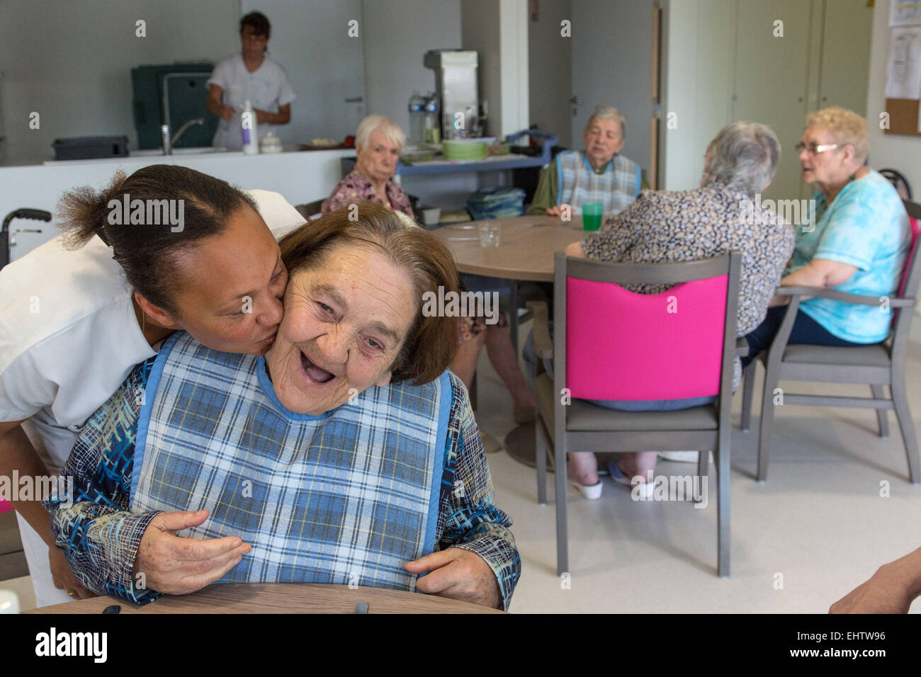 EHPAD, RETIREMENT HOME, FRANCE Stock Photo - Alamy