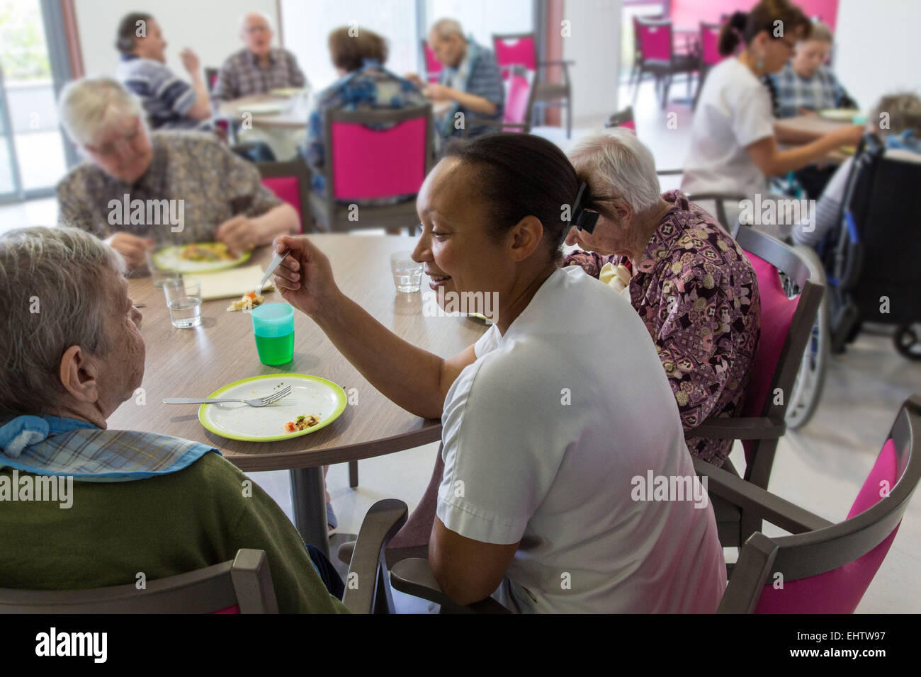 EHPAD, RETIREMENT HOME, FRANCE Stock Photo - Alamy
