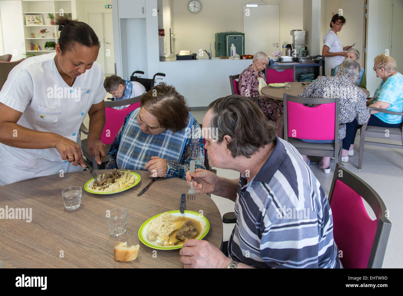 EHPAD, RETIREMENT HOME, FRANCE Stock Photo - Alamy