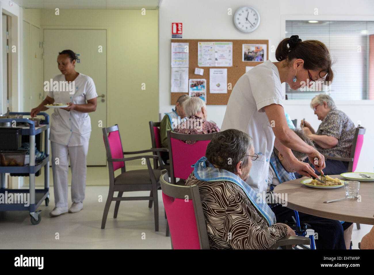 EHPAD, RETIREMENT HOME, FRANCE Stock Photo - Alamy